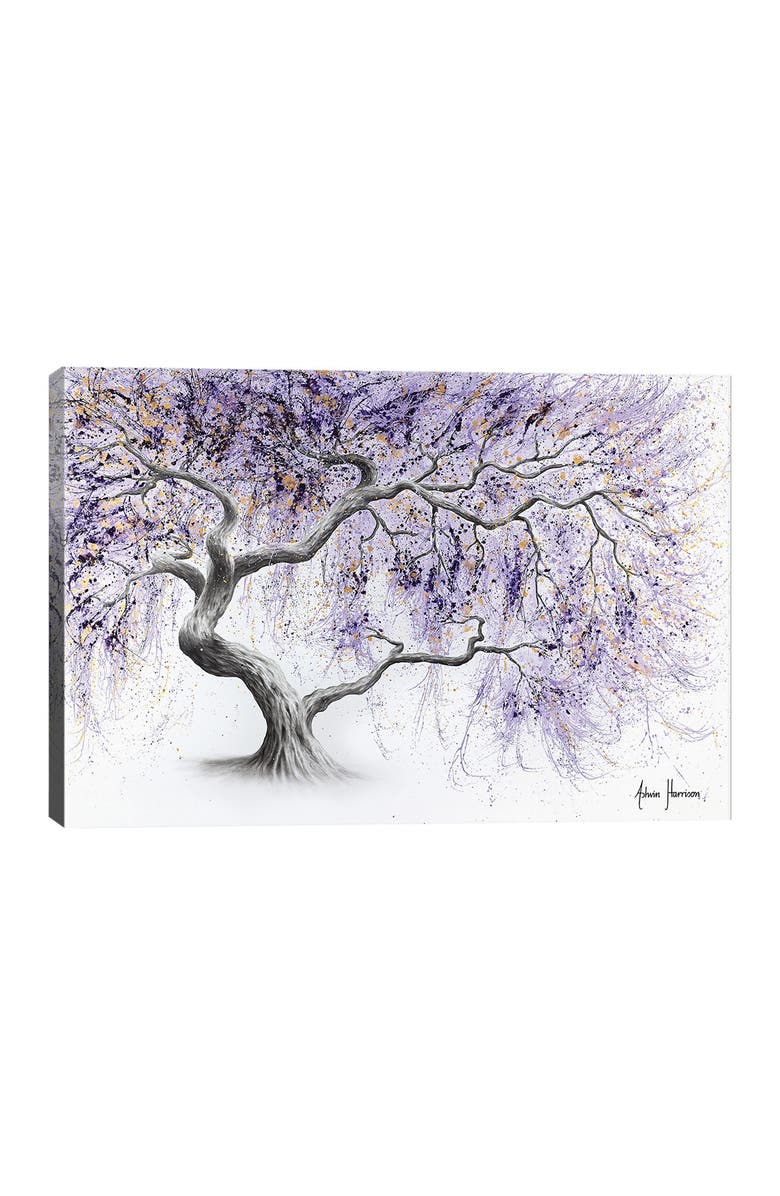 iCanvas Purple Prosperity Tree by Ashvin Harrison Canvas Wall Art - 40 ...