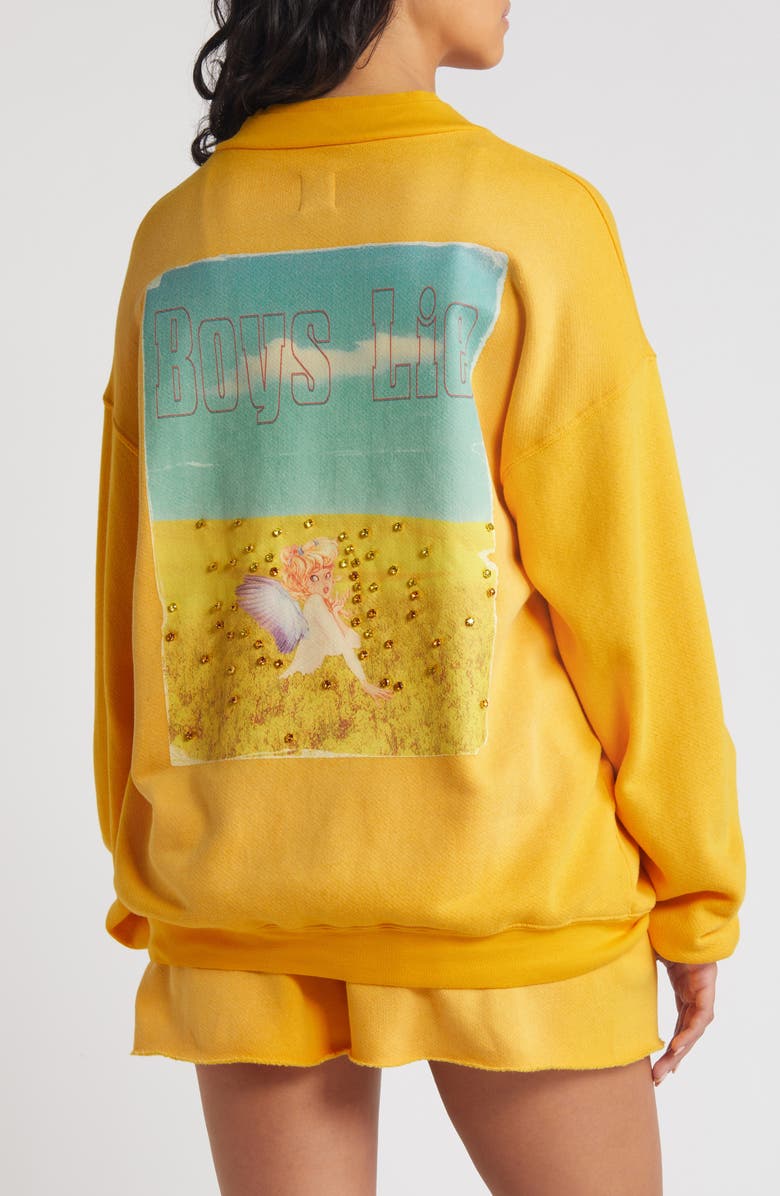 BOYS LIE Fool's Gold Embroidered Graphic Sweatshirt | Nordstromrack