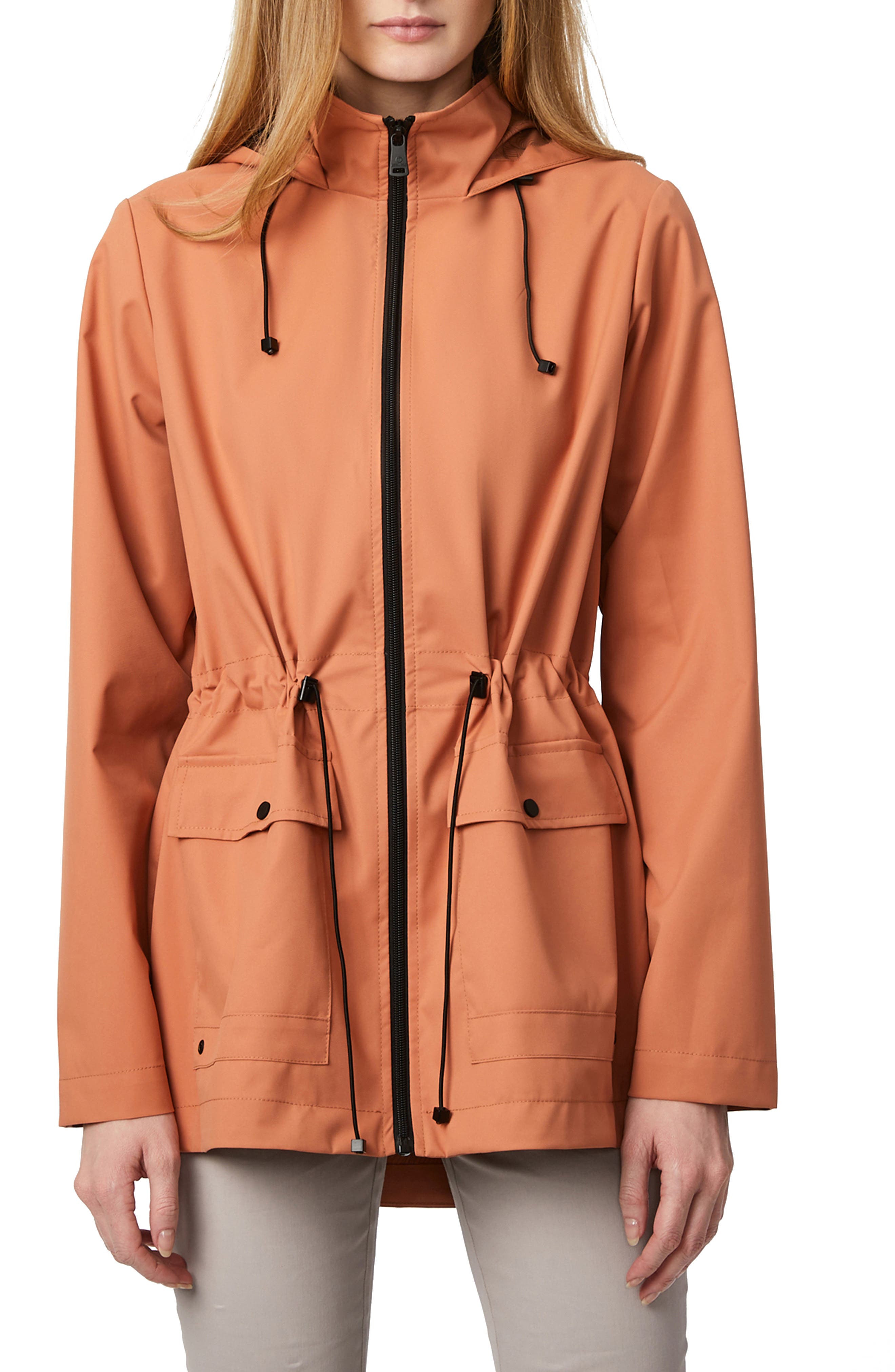 Bernardo Micro Breathable Hooded Rain Jacket | Nordstrom