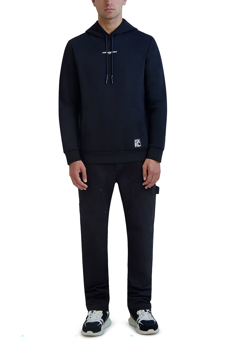 KARL LAGERFELD PARIS Small Logo Hoodie | Nordstromrack