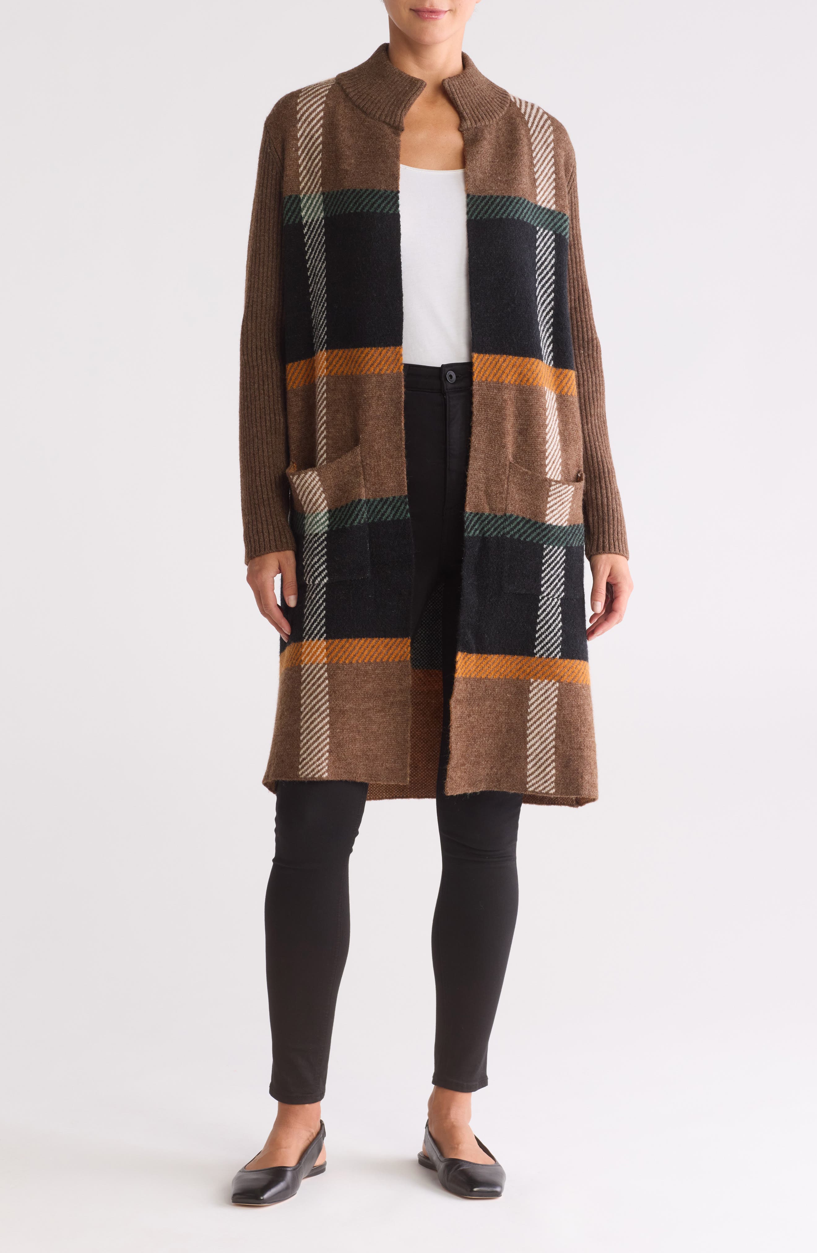 Joseph A Plaid Duster | Nordstromrack