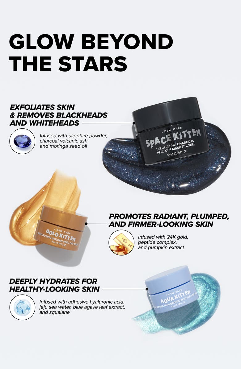 I DEW CARE Astro Kitten Peel Off Mask & Headband Set | Nordstromrack