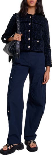 maje Velvet knit cardigan | Nordstrom