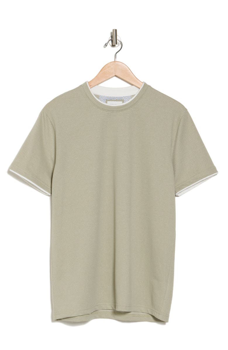 DENIM AND FLOWER Tipped Texture T-Shirt | Nordstromrack