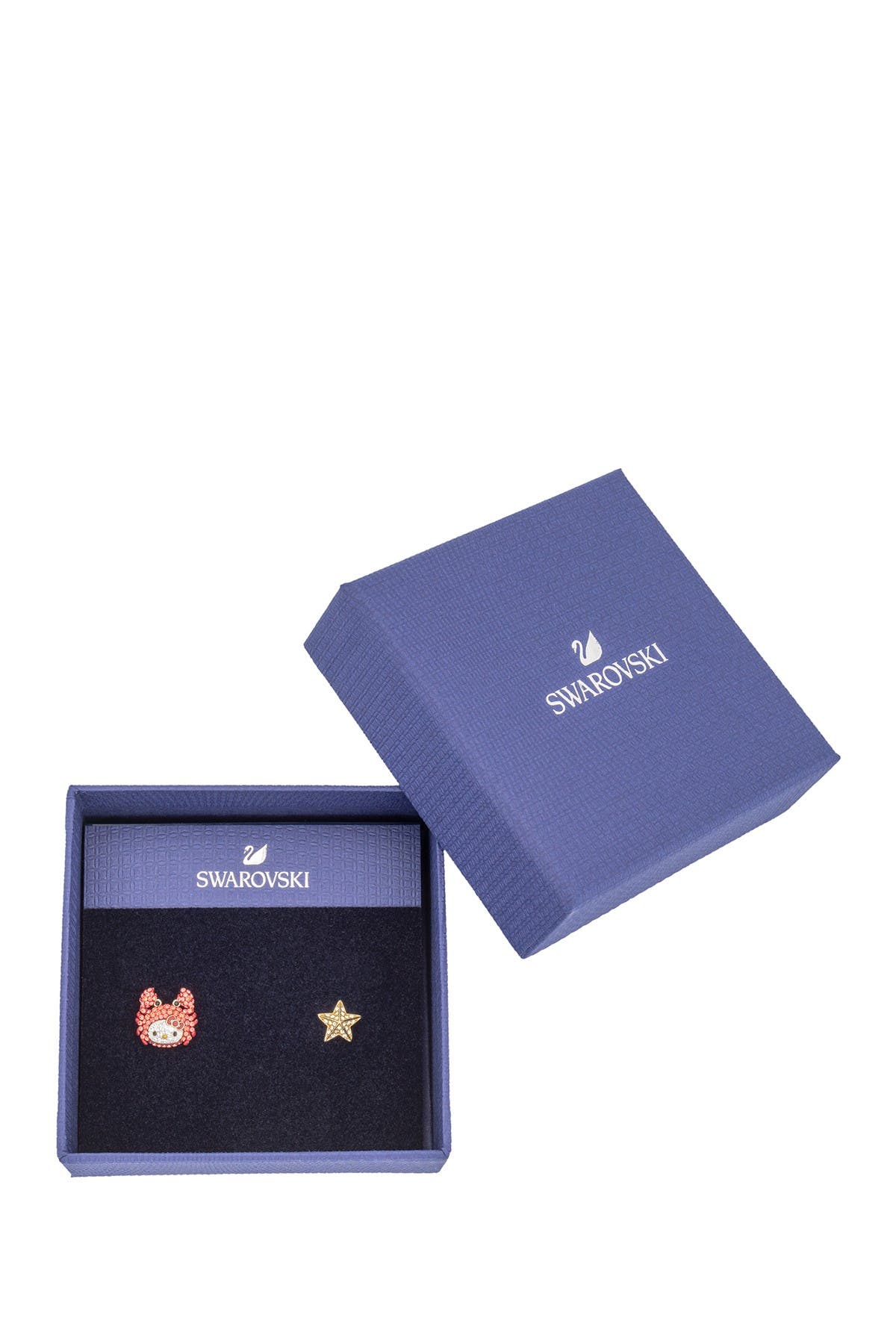 Swarovski Hello Kitty 23K Yellow Gold Plated Pave Swarovski Crystal ...