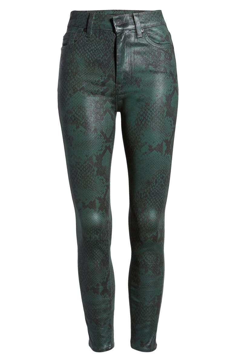 7 For All Mankind ® Coated High Waist Ankle Skinny Jeans | Nordstromrack