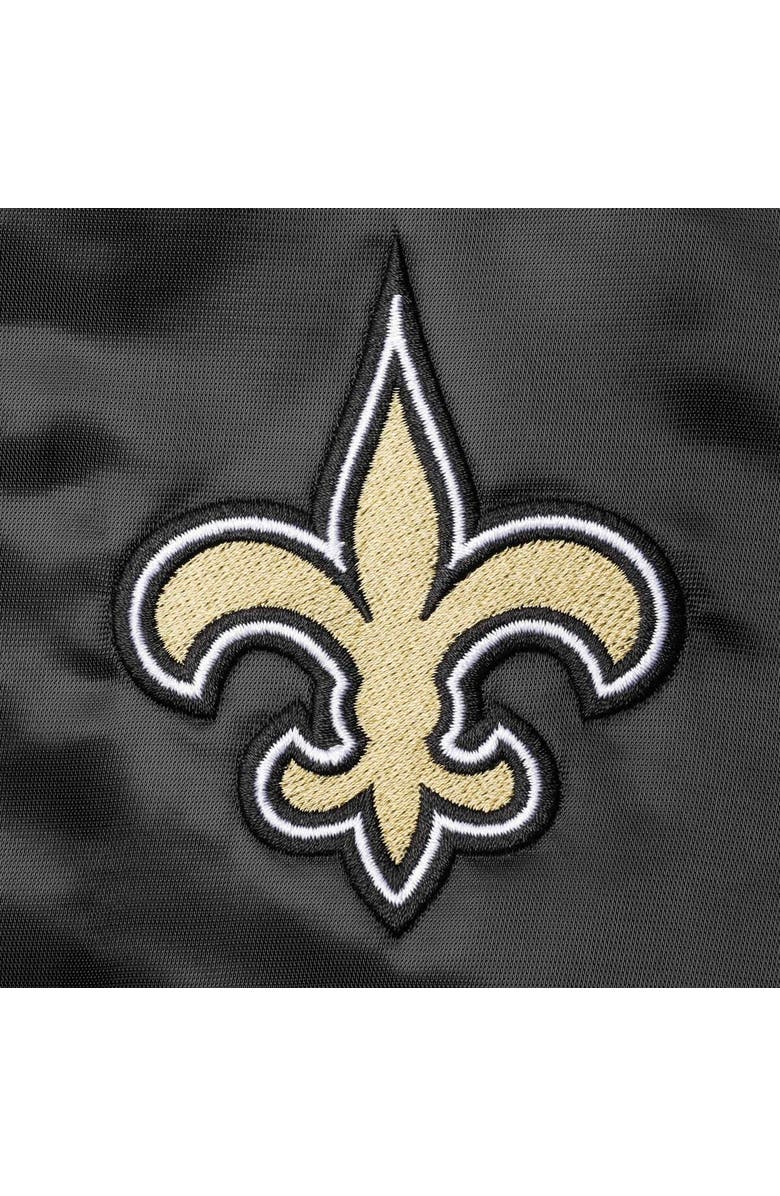 STARTER Men's Starter Black New Orleans Saints Locker Room Satin ...