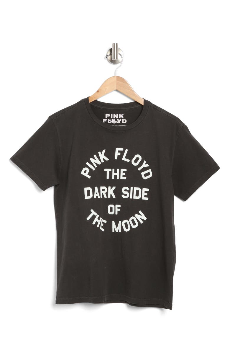 Lucky Brand Pink Floyd Word Circle Boyfriend Cotton Graphic T-Shirt ...