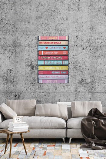 iCanvas Harry Styles - Fine Line As Cassettes by Jordan Bolton Canvas ...