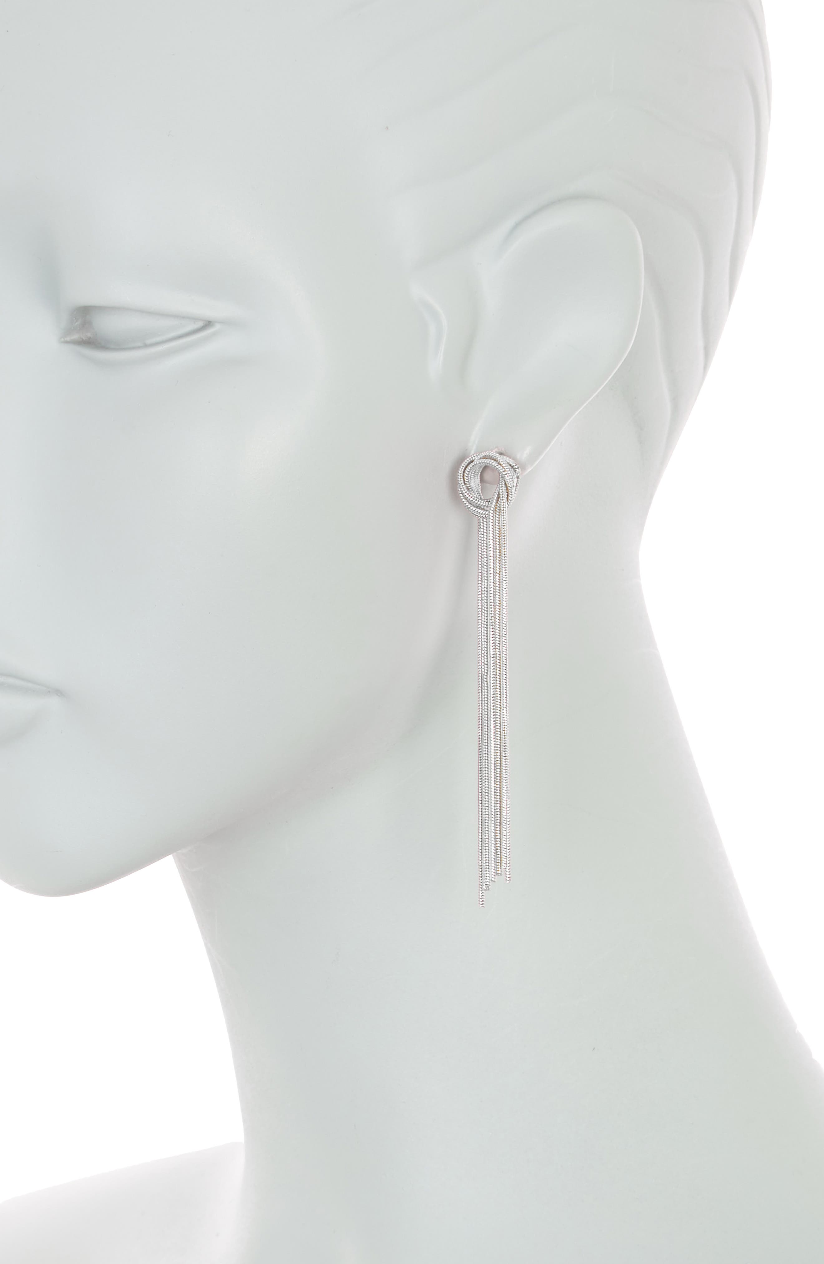 Tasha Twisted Snake Chain Linear Drop Earrings | Nordstromrack