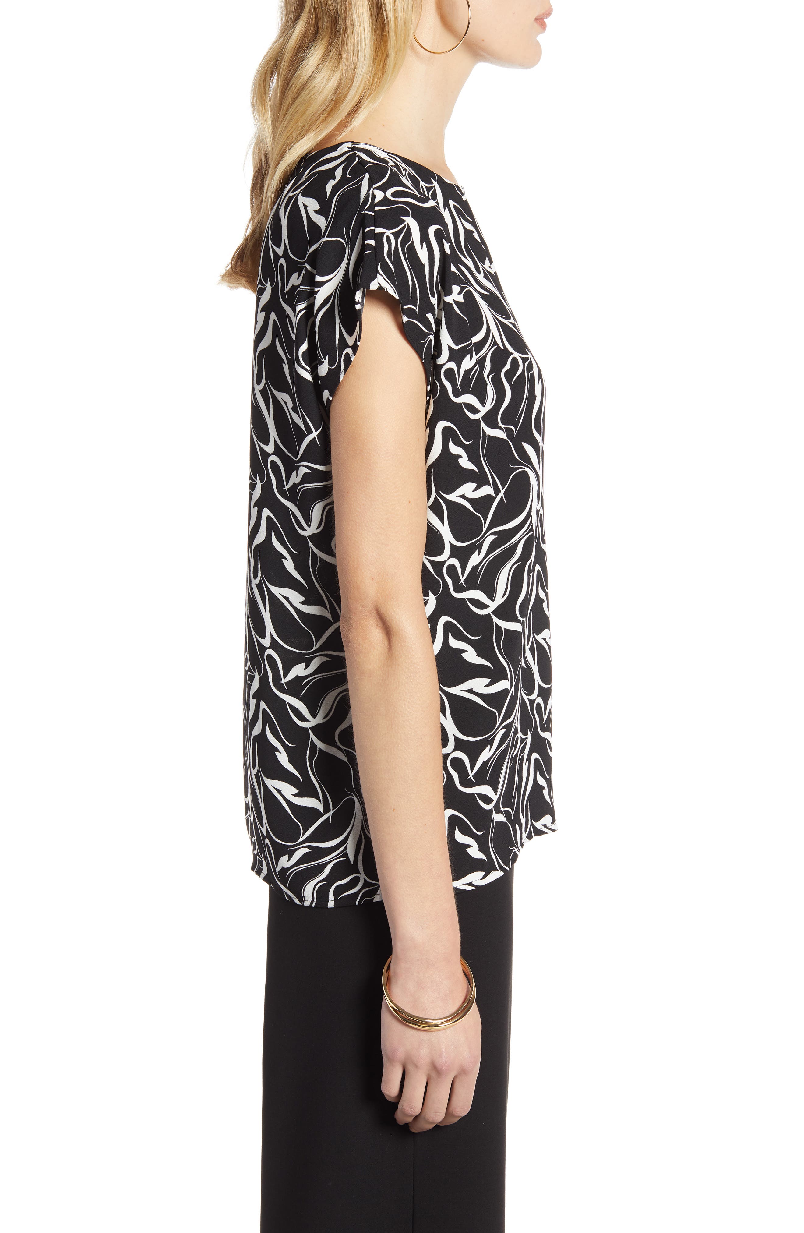Halogen® Cap Sleeve Blouse | Nordstrom