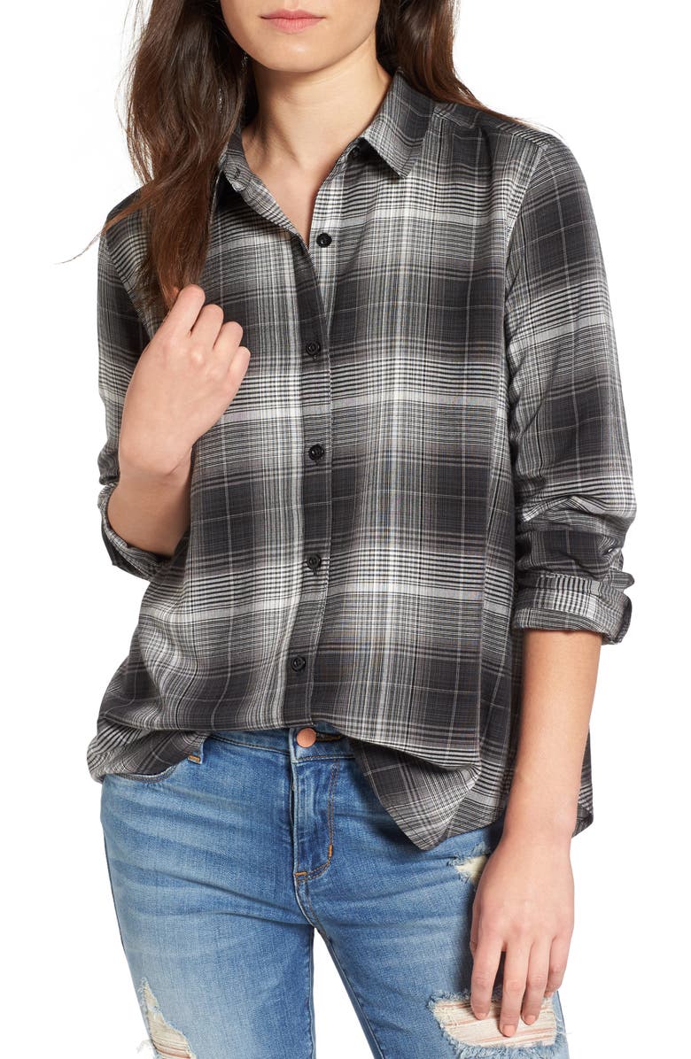 BP. Print Long Cuff Shirt | Nordstromrack