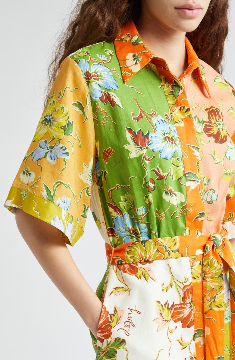 ALEMAIS Hotel Lamu Tie Waist Mini Shirtdress | Nordstromrack