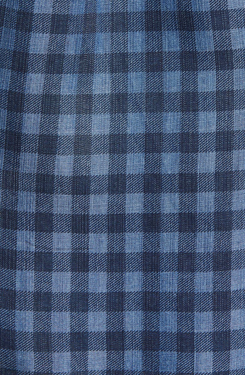 Billy T Lace Back Plaid Shirt | Nordstrom
