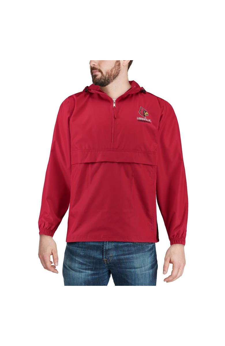 Champion Men's Champion Red Louisville Cardinals Packable Jacket ...