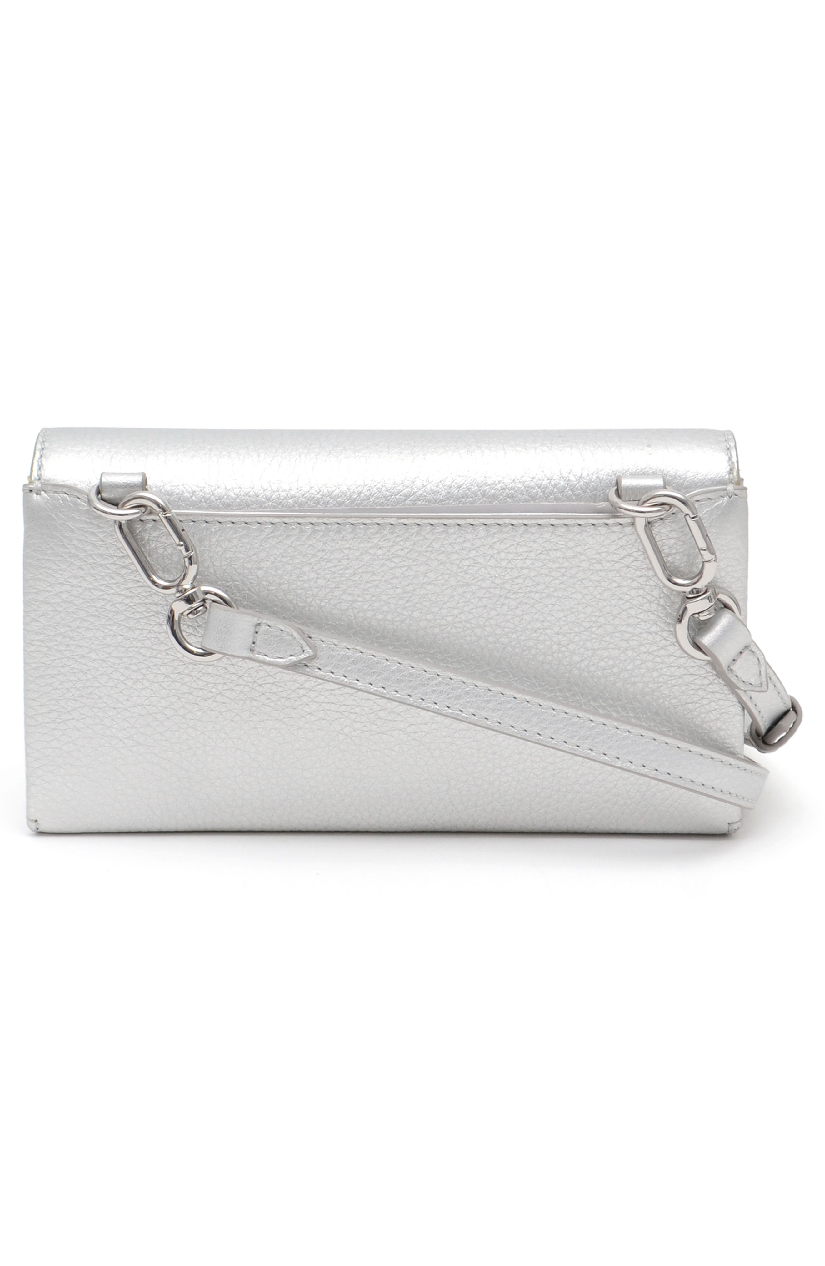 Thacker Nikki Metallic Leather Crossbody Bag | Nordstromrack