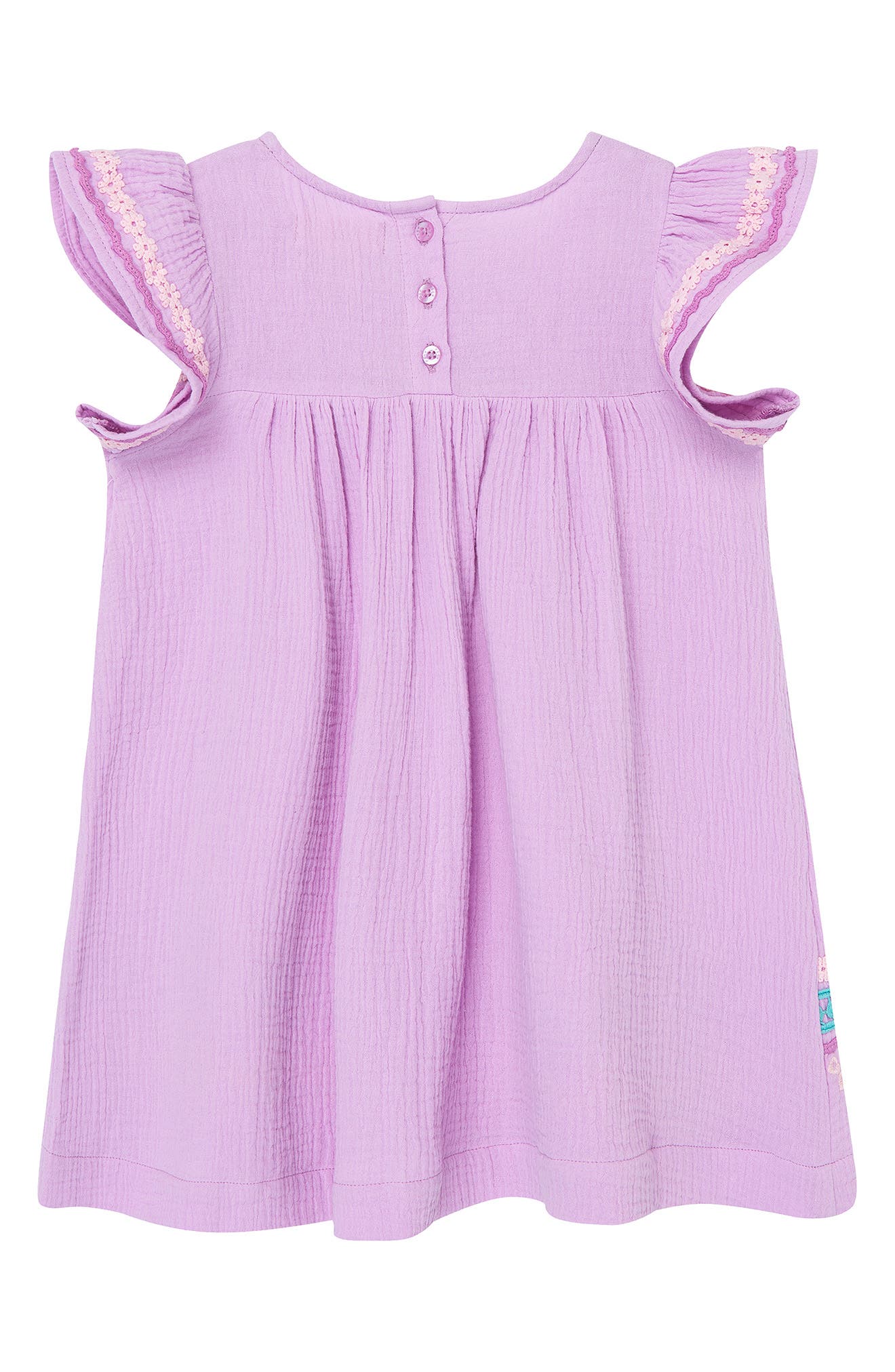 Peek Aren't You Curious Kids' Embroidered Hem Sleeveless Dress ...