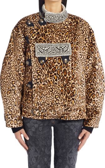 Etro Leopard Print Velvet Jacket | Nordstrom