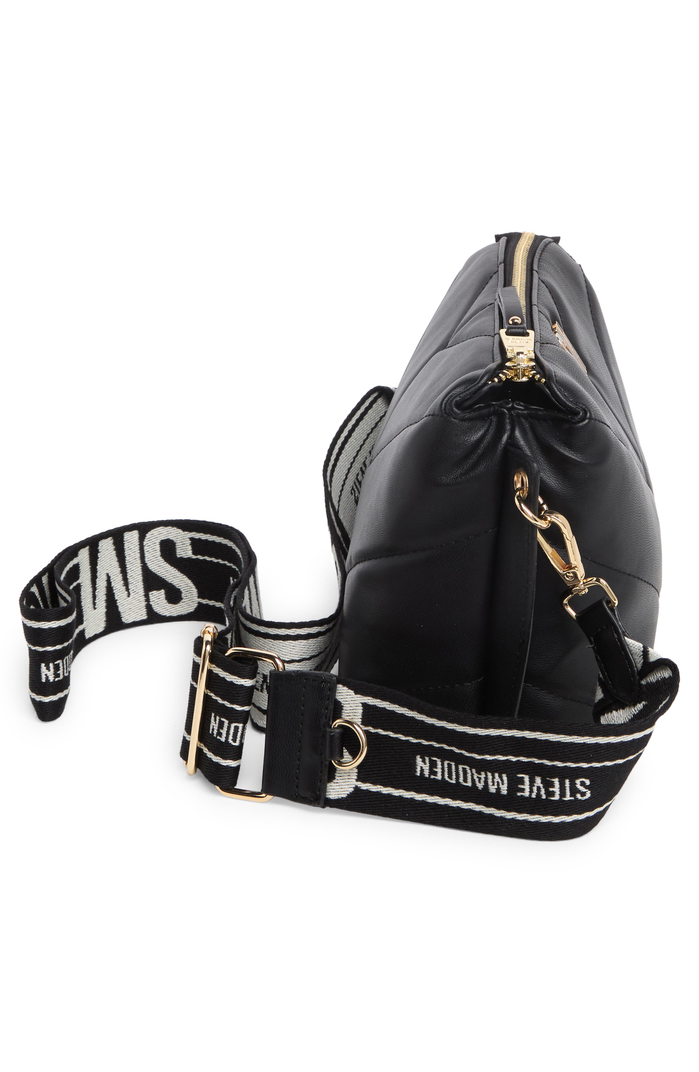 Steve Madden Chevron Quilted Top Zip Crossbody Bag | Nordstromrack