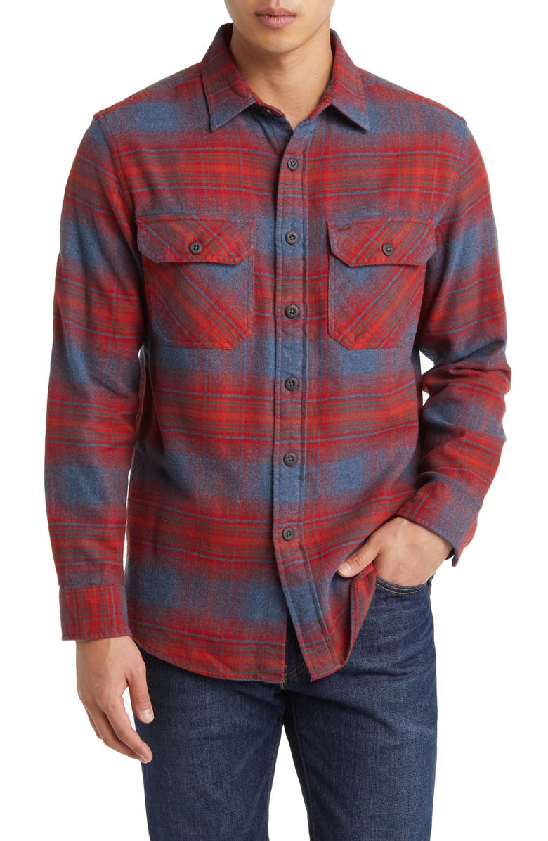 Pendleton Burnside Plaid Flannel Button-Up Shirt | Nordstrom