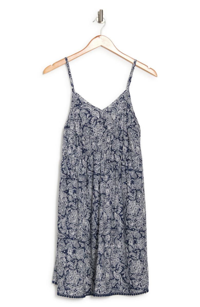 PAPILLON Paisley Sleeveless Shift Dress | Nordstromrack