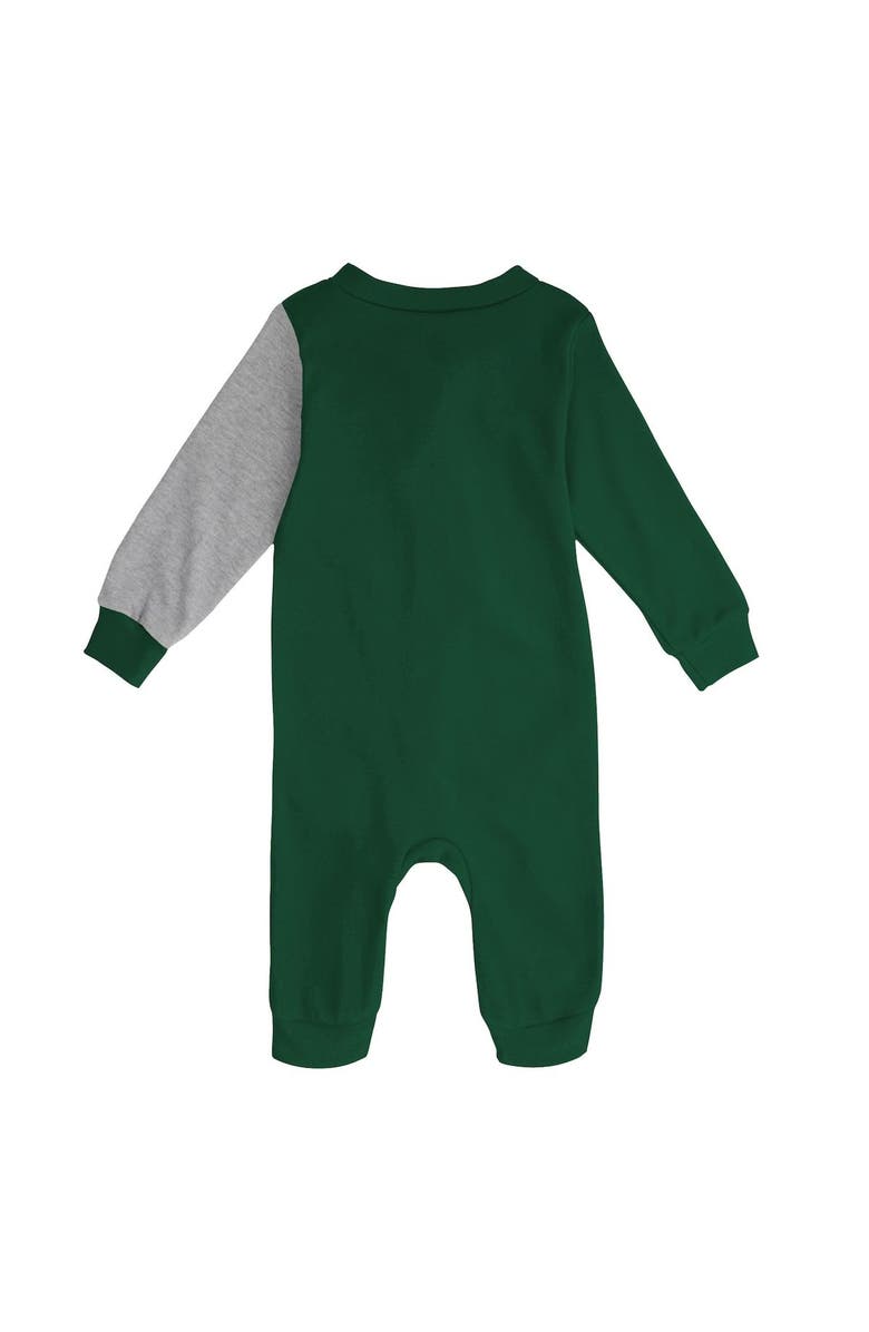 Outerstuff Newborn & Infant Green/Heather Gray Michigan State Spartans ...