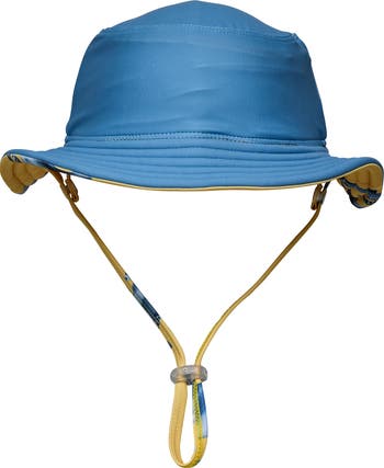 Snapper Rock Kids' Sunrise Shark Reversible Bucket Hat | Nordstrom