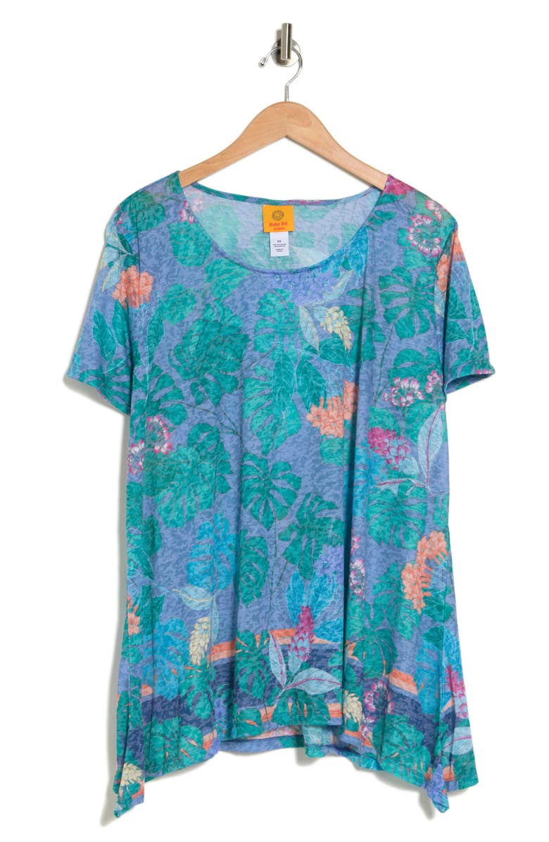 RUBY RD Tropical Sublimation Top | Nordstromrack