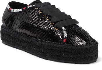 Love Moschino Sequined Platform Sneaker (Women) | Nordstromrack