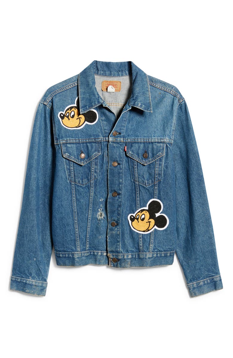 Disney x Levi's® Unisex Reworked Vintage Mickey Mouse Denim Jacket ...