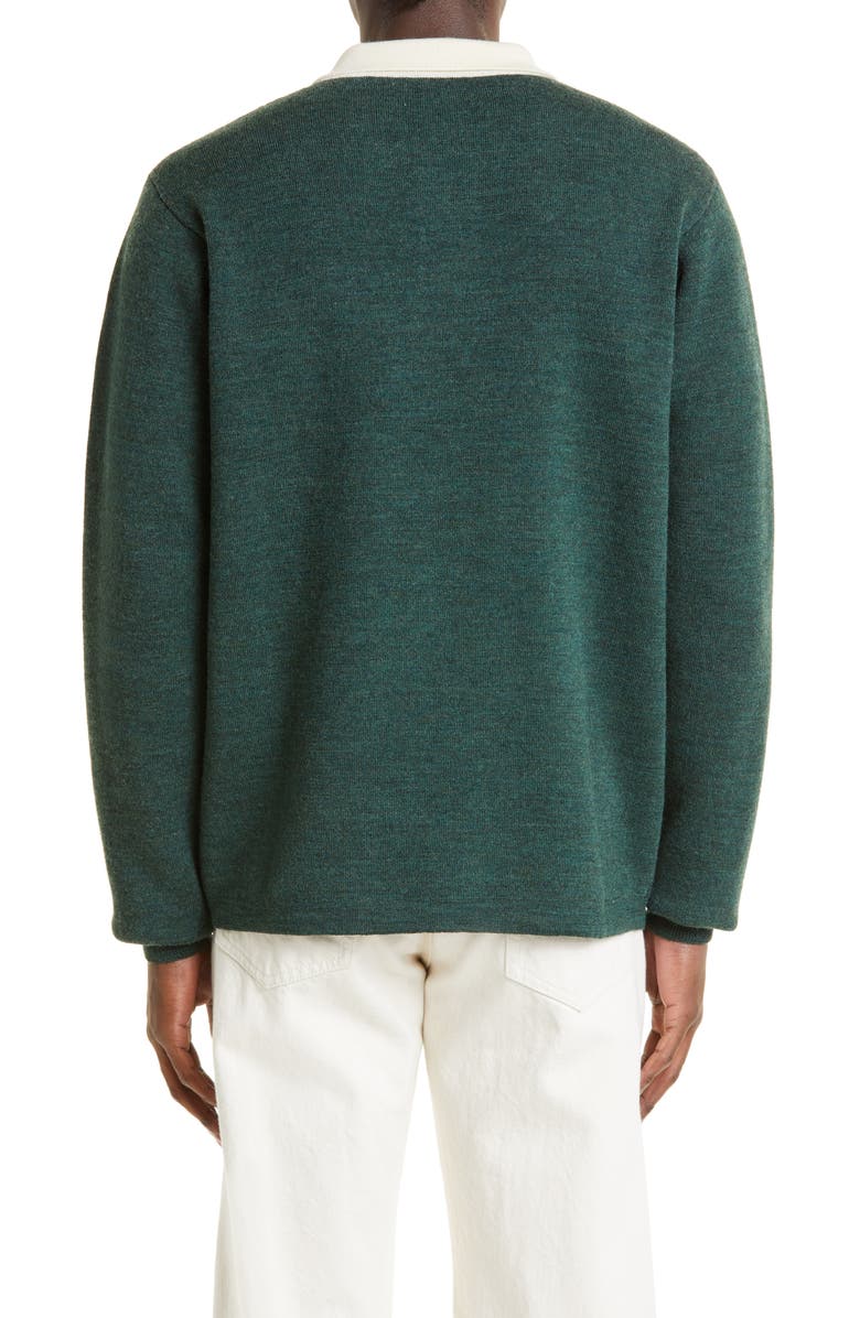 Drake's Merino Wool Rugby Polo Sweater | Nordstromrack