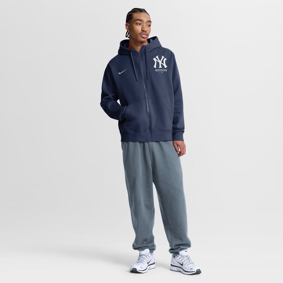 Nike Men's Nike Navy New York Yankees Primetime Lockup Full-Zip Hoodie ...