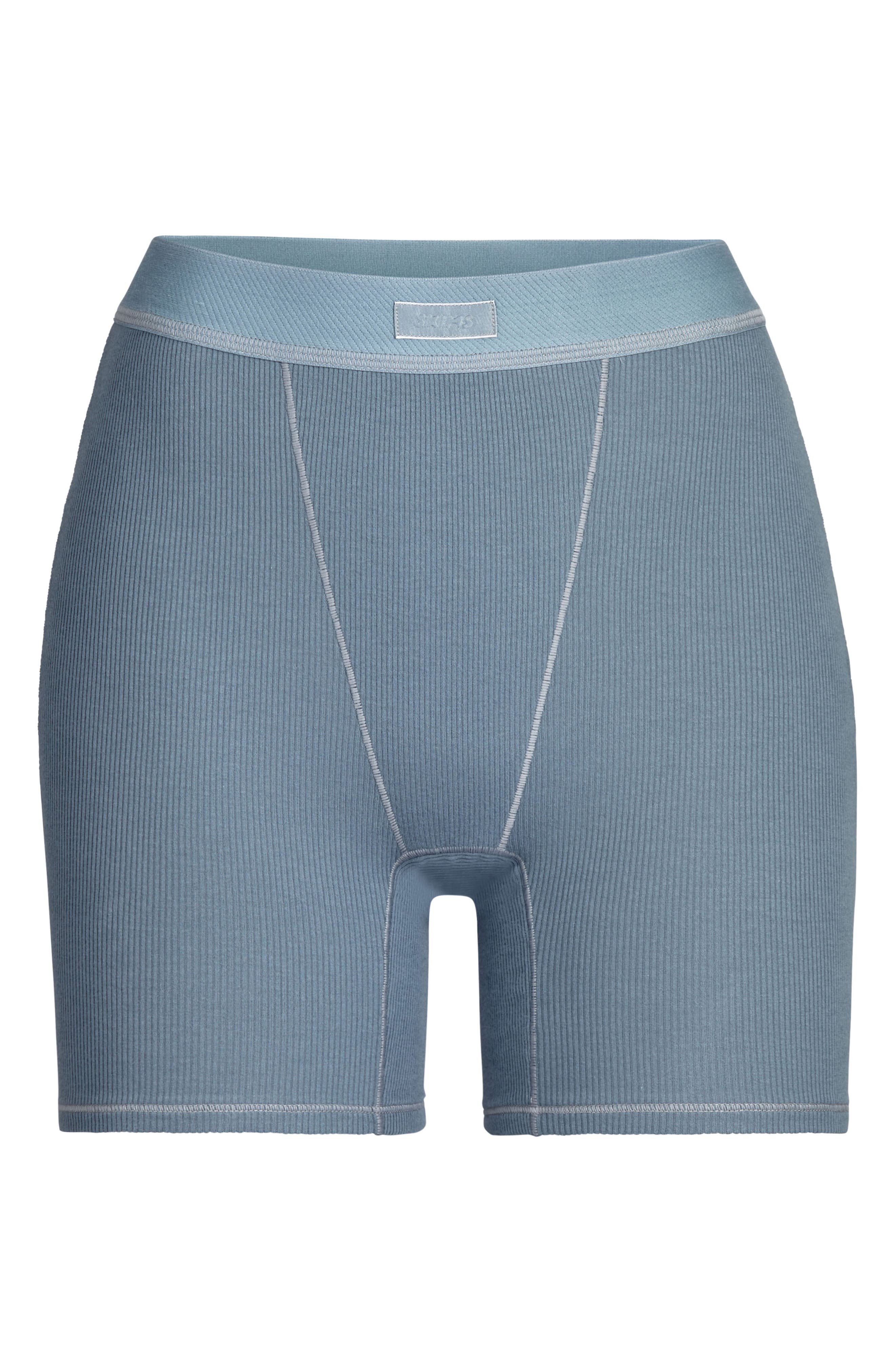 SKIMS Stretch Cotton Rib Boxers | Nordstrom