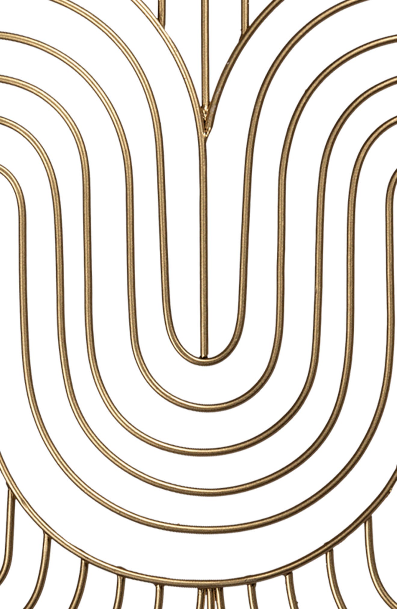 Gold Waves Metal Wall Art | Nordstromrack