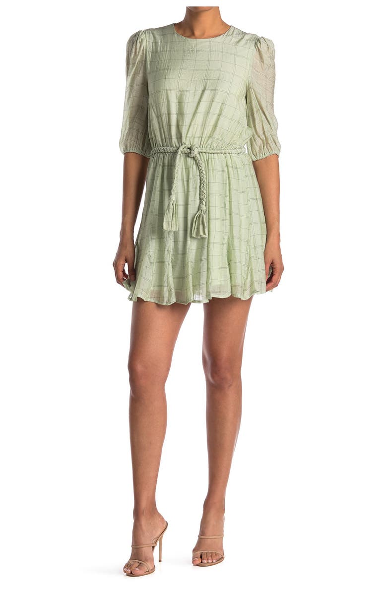 NSR Felicia Tie Waist Mini Dress | Nordstromrack