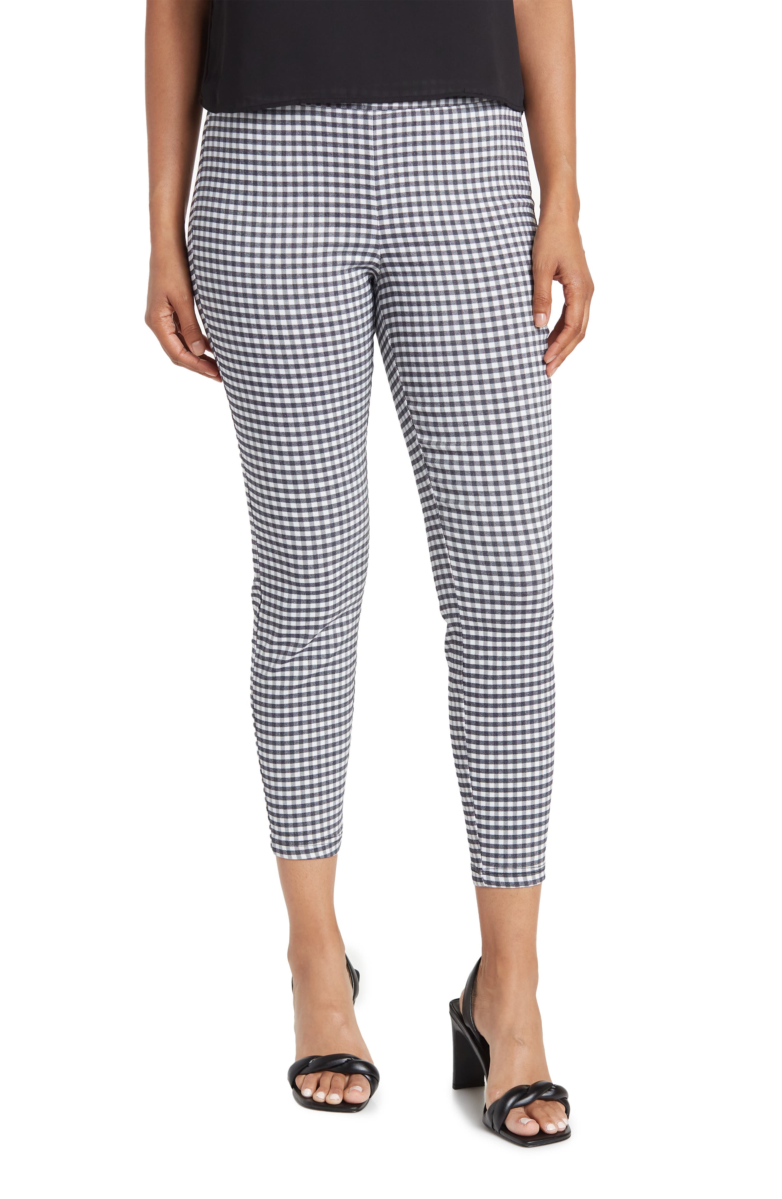 NANETTE NANETTE FOOTWR Aimee Gingham Print Leggings | Nordstromrack