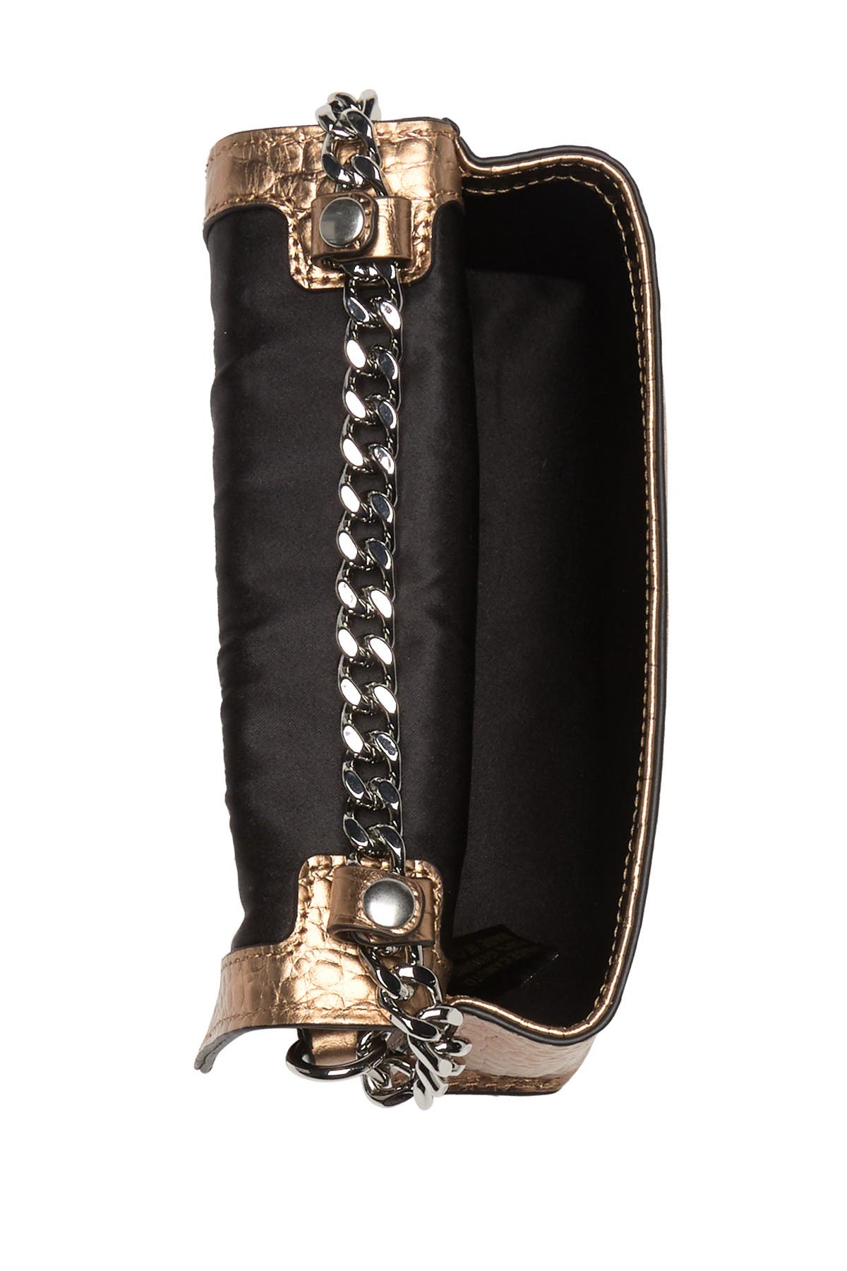Vince Camuto Bijou Croc Embossed Leather Shoulder Bag | Nordstromrack