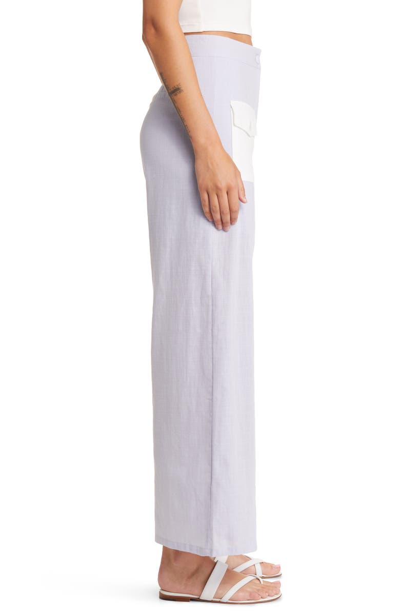 YELLOW THE LABEL Tana High Waist Recycled Linen Wide Leg Pants | Nordstrom