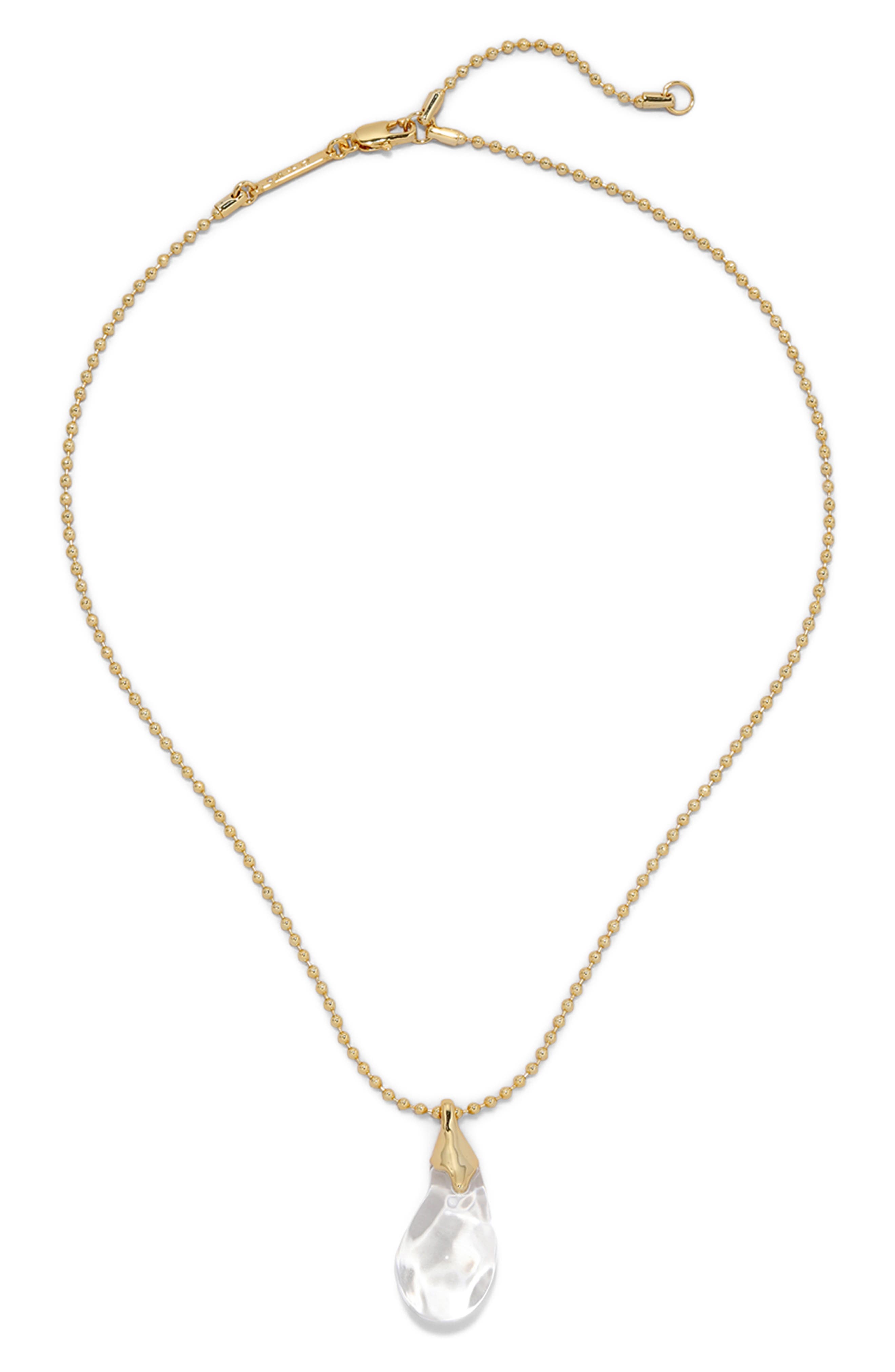 Alexis Bittar Liquid Lucite® Teardrop Pendant Necklace | Nordstrom