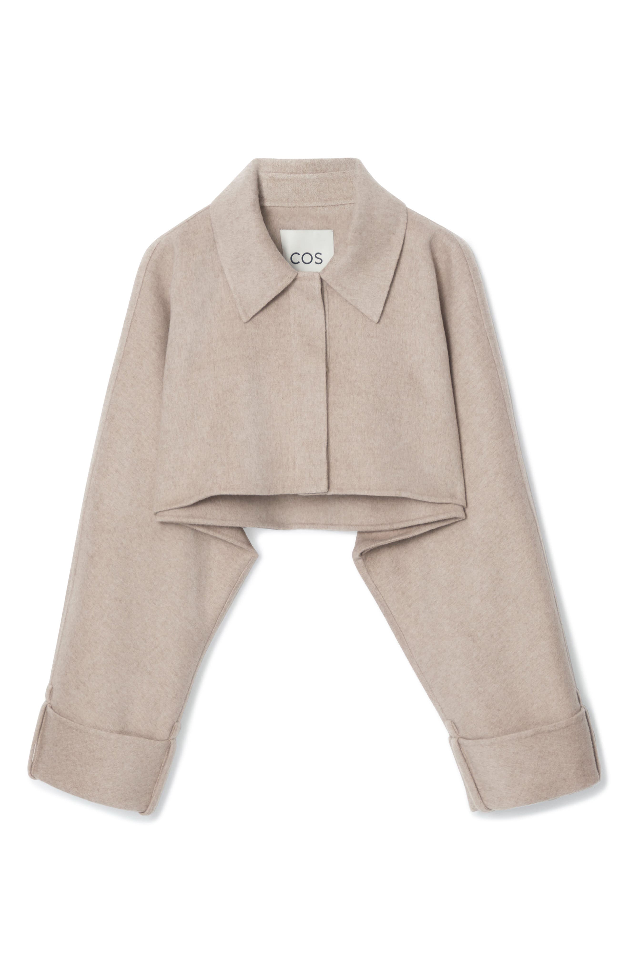 COS Wool Blend Crop Jacket | Nordstrom
