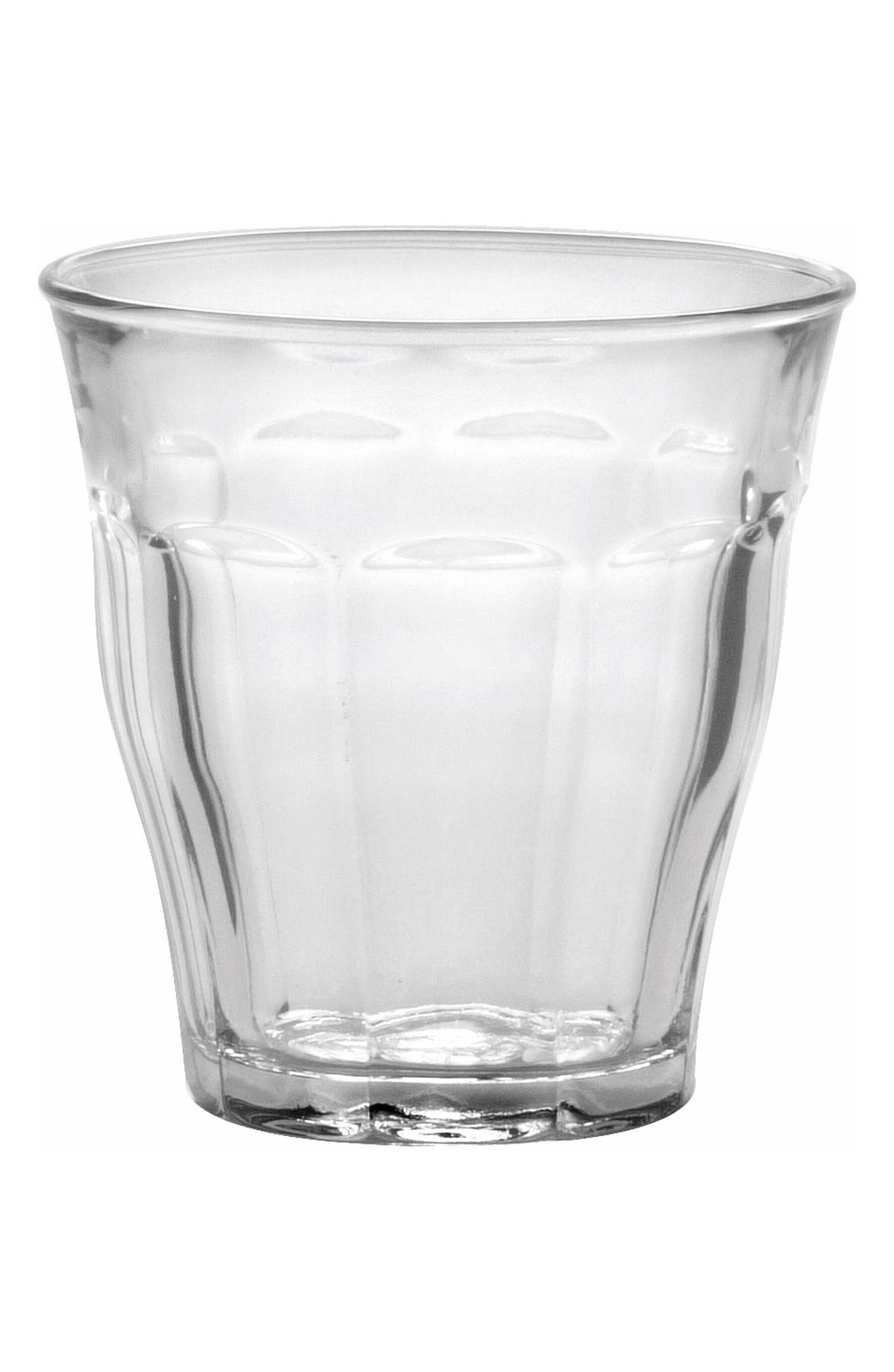 Duralex USA Picardie Clear Set of 6 Tempered Glass French Tumblers ...