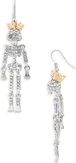 Cara Skeleton Crystal Drop Earrings | Nordstromrack