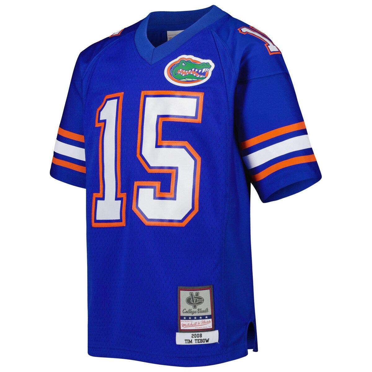 Mitchell & Ness Youth Mitchell & Ness Tim Tebow Royal Florida Gators ...