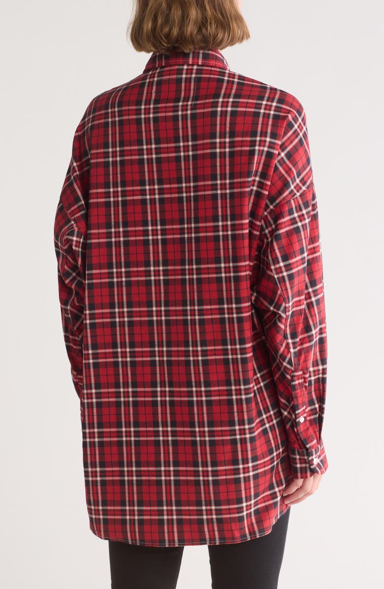 Frank & Eileen McLoghlins Oversize Plaid Flannel Button-Up Shirt ...