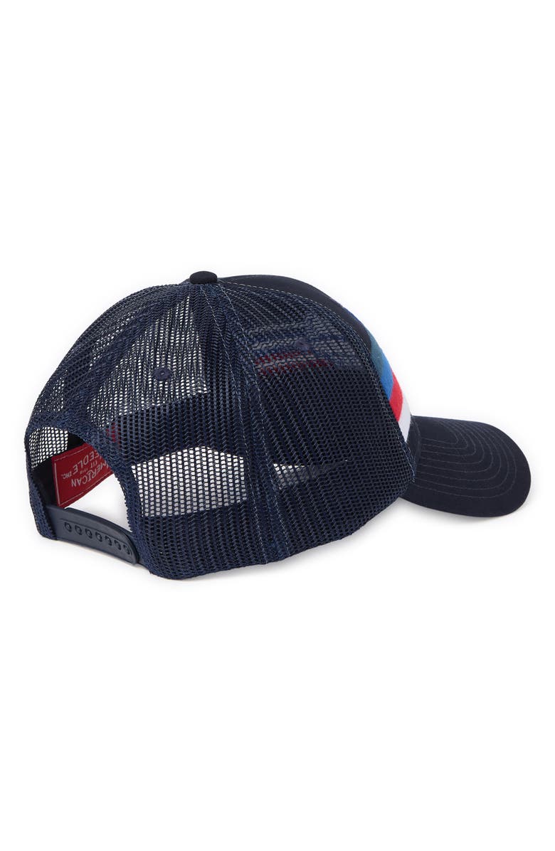 American Needle Pabst Blue Ribbon Mesh Snap Back Trucker Hat ...