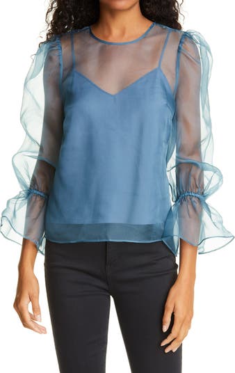Cinq à Sept Cinq á Sept Mae Silk Top Nordstrom