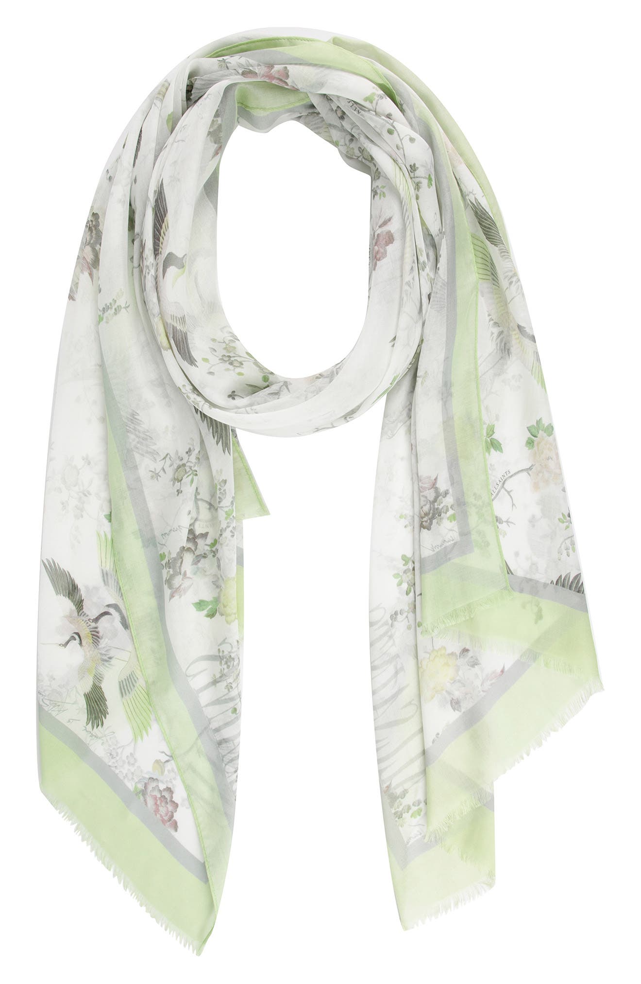 AllSaints Amare Oblong Scarf | Nordstromrack