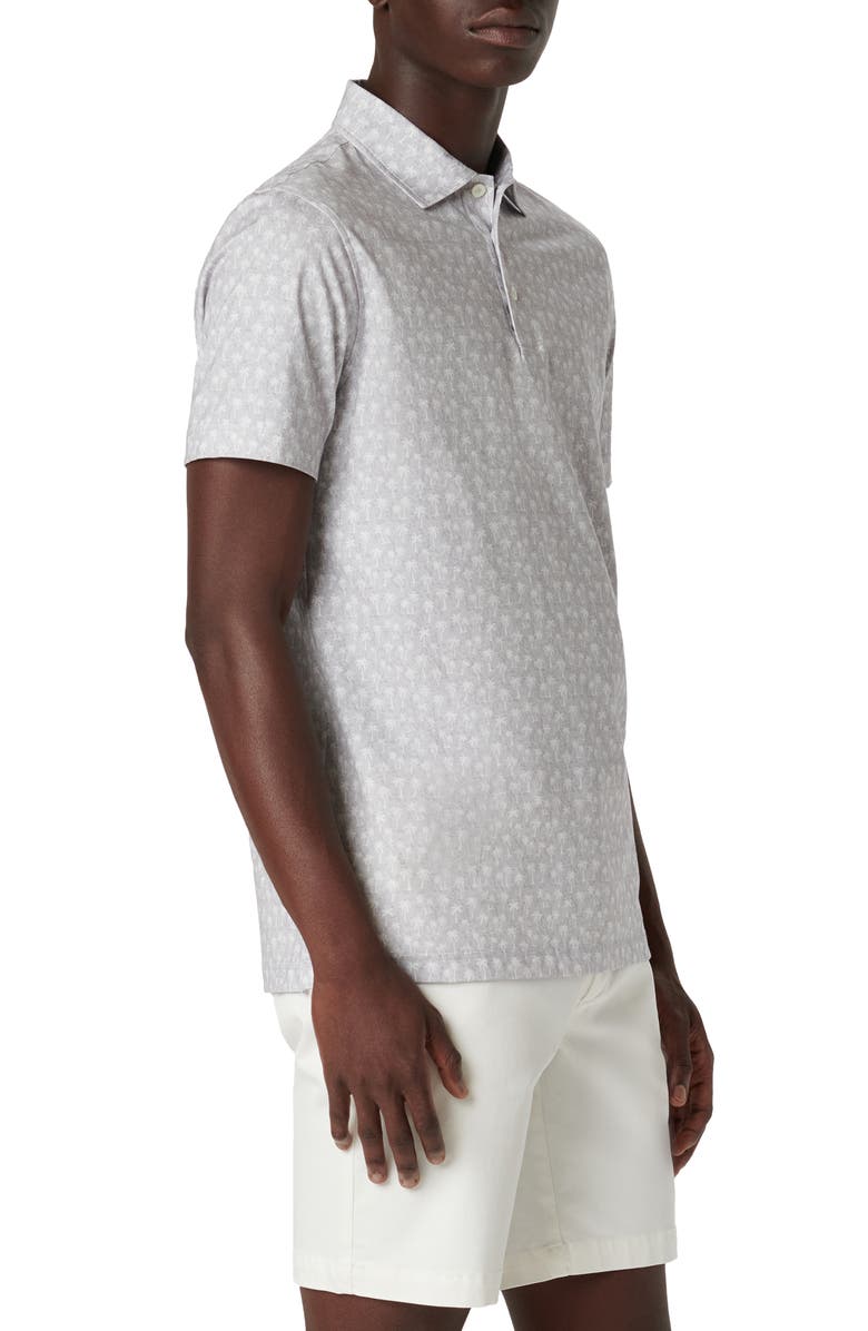 Bugatchi Victor OoohCotton® Palm Print Polo | Nordstromrack