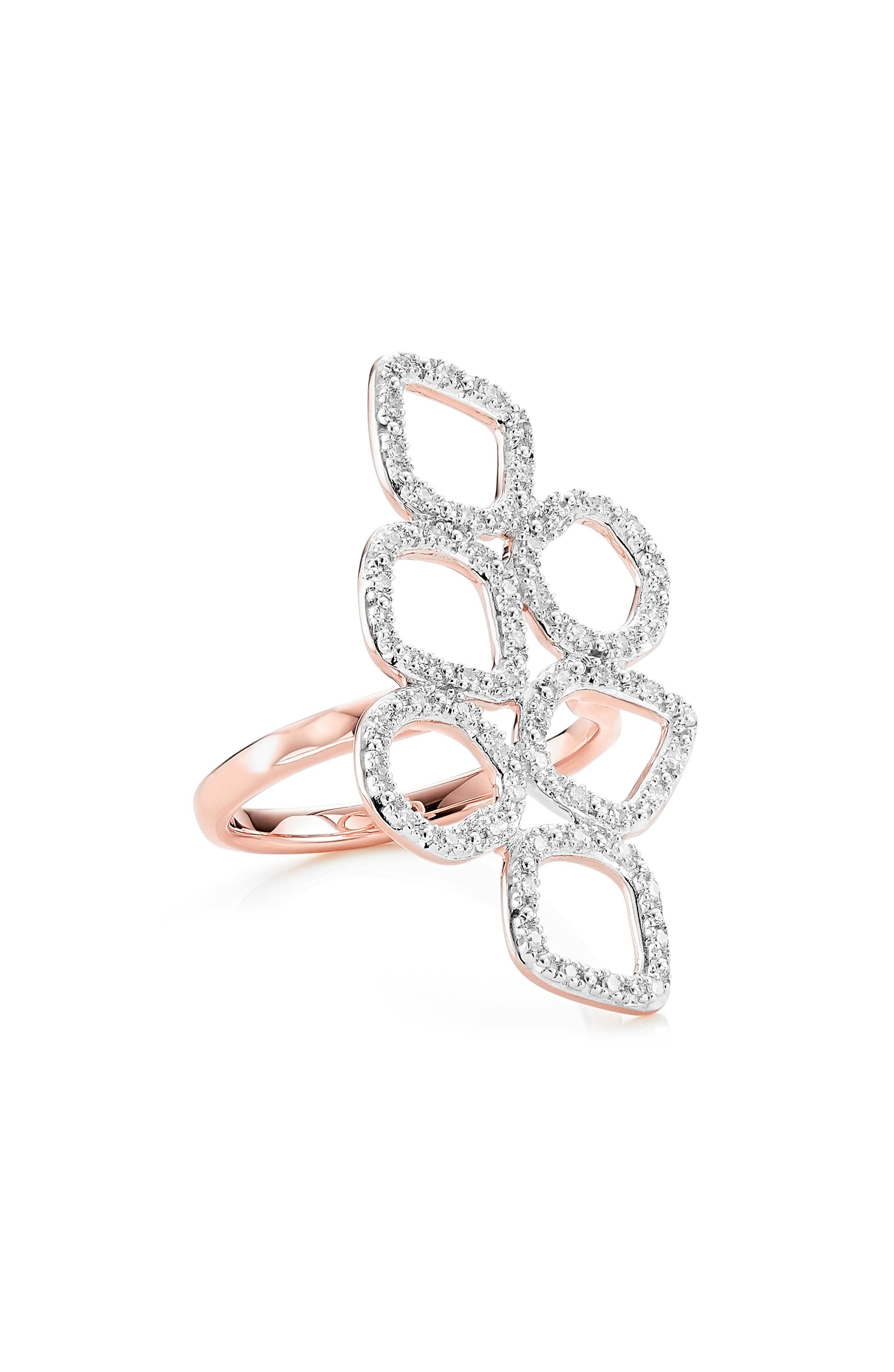 Monica Vinader Riva Mini Cluster Diamond Ring | Nordstromrack