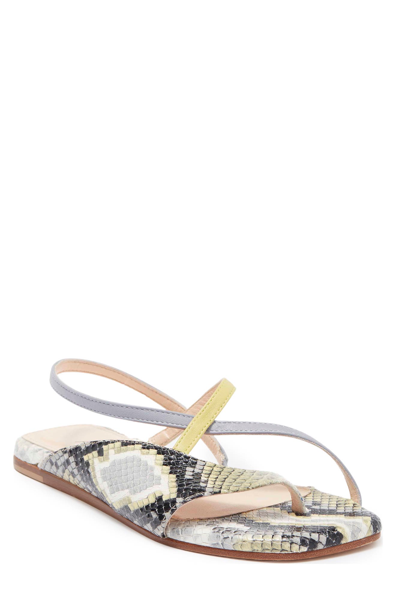AGL Snake Embossed Leather Sandal (Women) | Nordstromrack